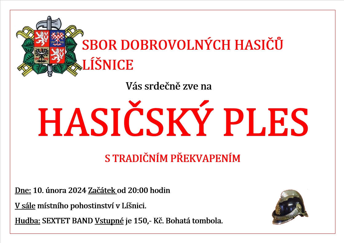 Hasičský ples - Oficiální stránky městys Sepekov